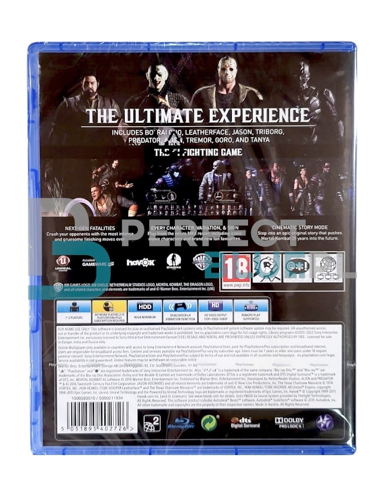 Mortal Kombat Xl Ps4