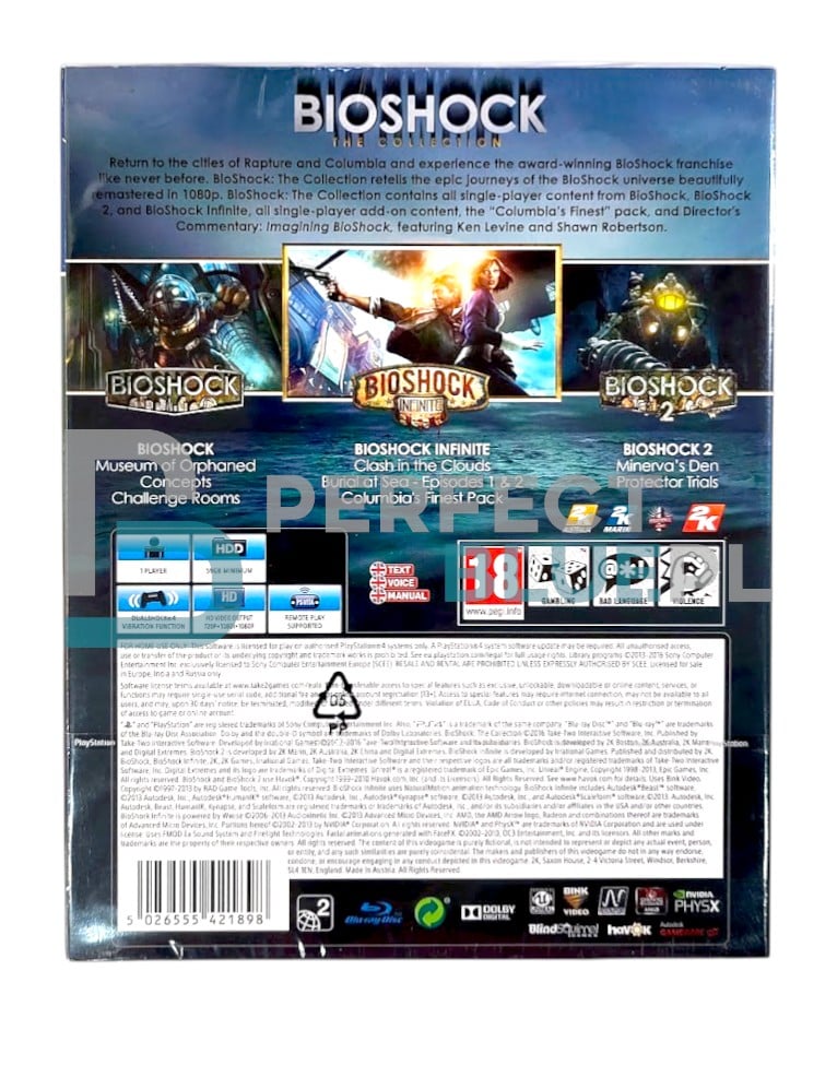 Aquarium Filter Bioshock: The Collection PS4 - Remastered Trilogy With ...