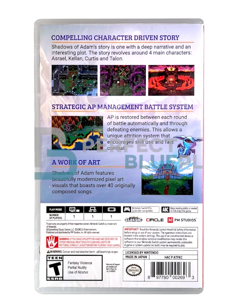 Gra Nintendo Switch Shadows of Adam / Sklep Perfect Blue