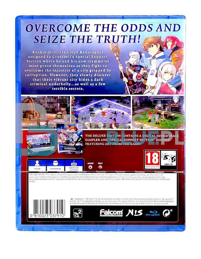 Gra PS4 The Legend of Heroes Trails from Zero Deluxe Edition / Perfect Blue