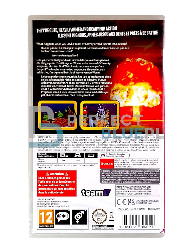 Gra Worms Armageddon Anniversary Edition Nintendo Switch | perfectblue.pl