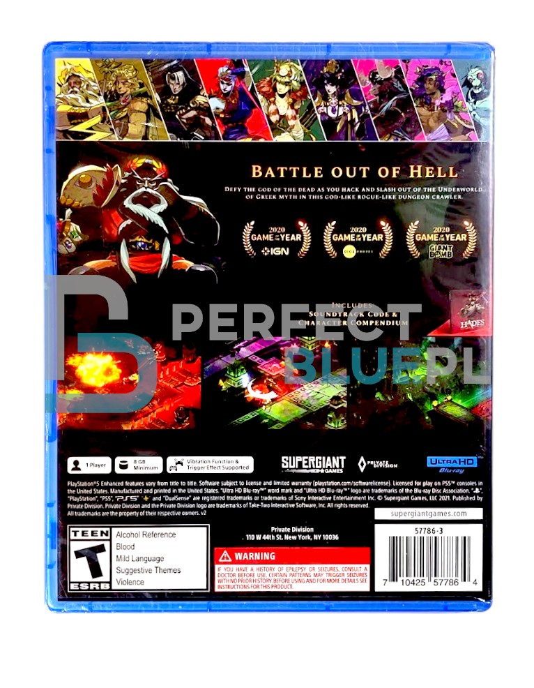 Gra PS5 Hades – dynamiczny roguelike akcja perfectblue.pl hit